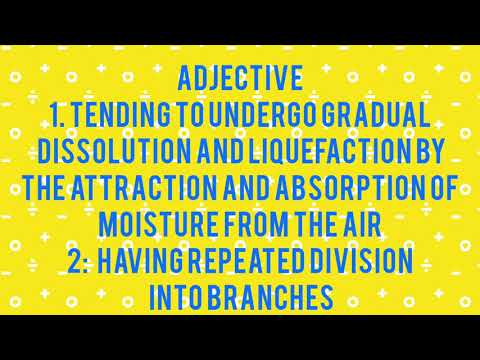 Learnology: How to pronounce "Deliquescent"
