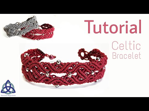 Macrame Bracelet Tutorial : Celtic Knot Design