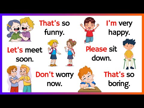 Speak English With Kids | Spoken English for kids | Daily Use English Sentences | Learn English