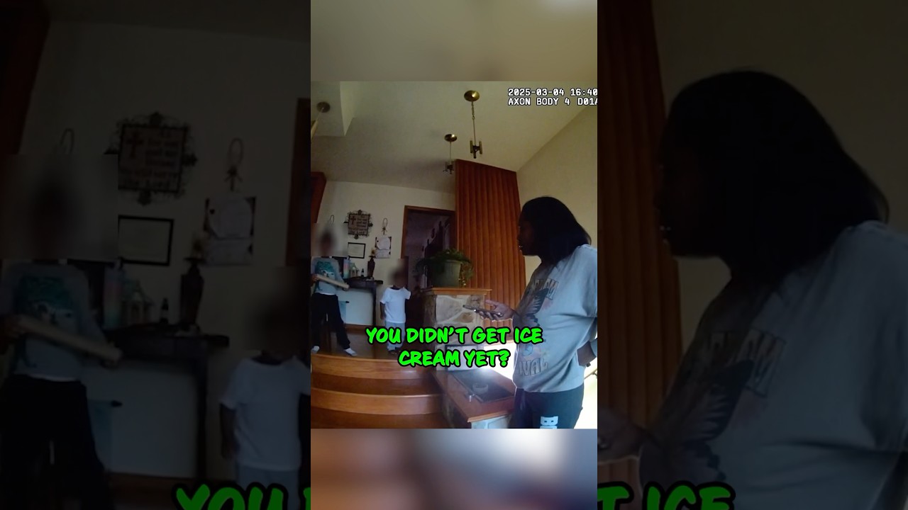 Kid Calls Cops on Mom After She Ate All the Ice Cream - Unexpected Police Moment #shorts