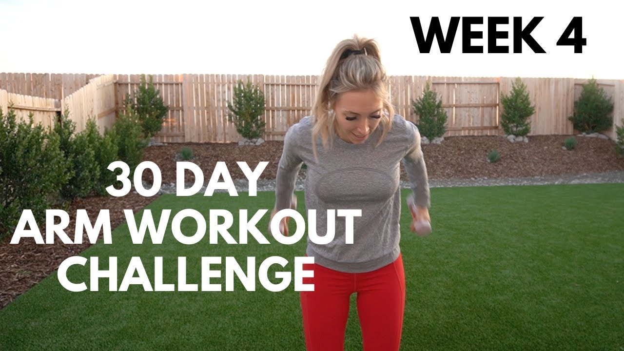 WEEK 4- 30 DAY ARM WORKOUT CHALLENGE