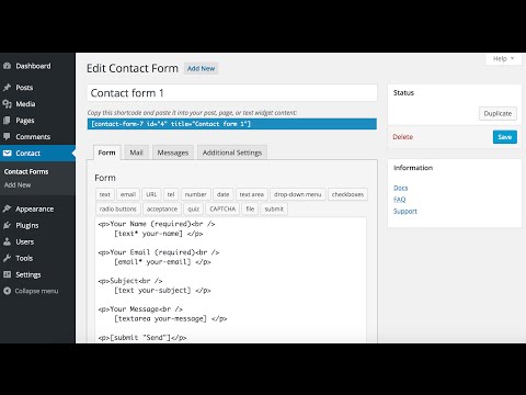 Wordpress Contact Form 7 submits but no email is received [SOLVED]