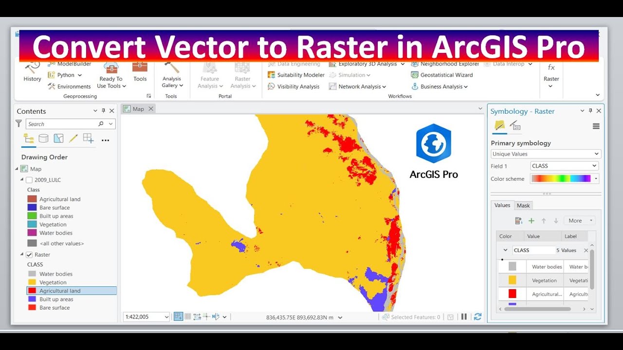 Convert Raster To Vector in ArcGIS Pro Rasterization