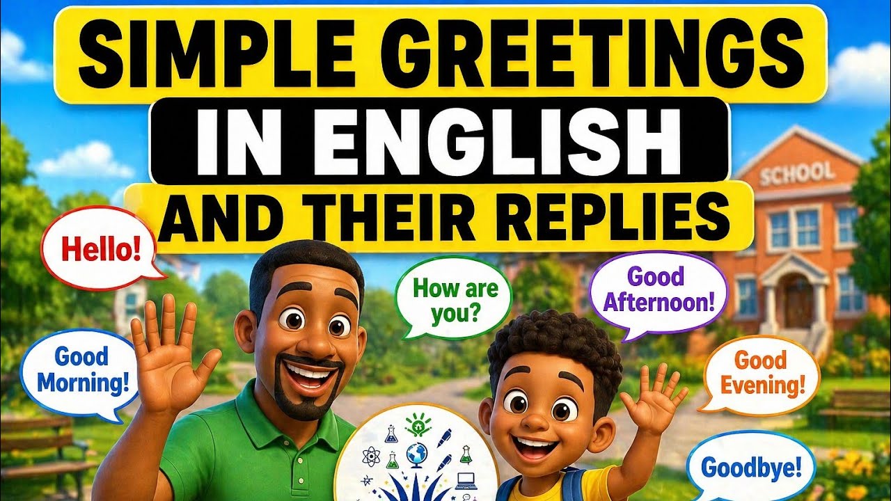 Simple English Greetings and Their Replies #englishgreetings 