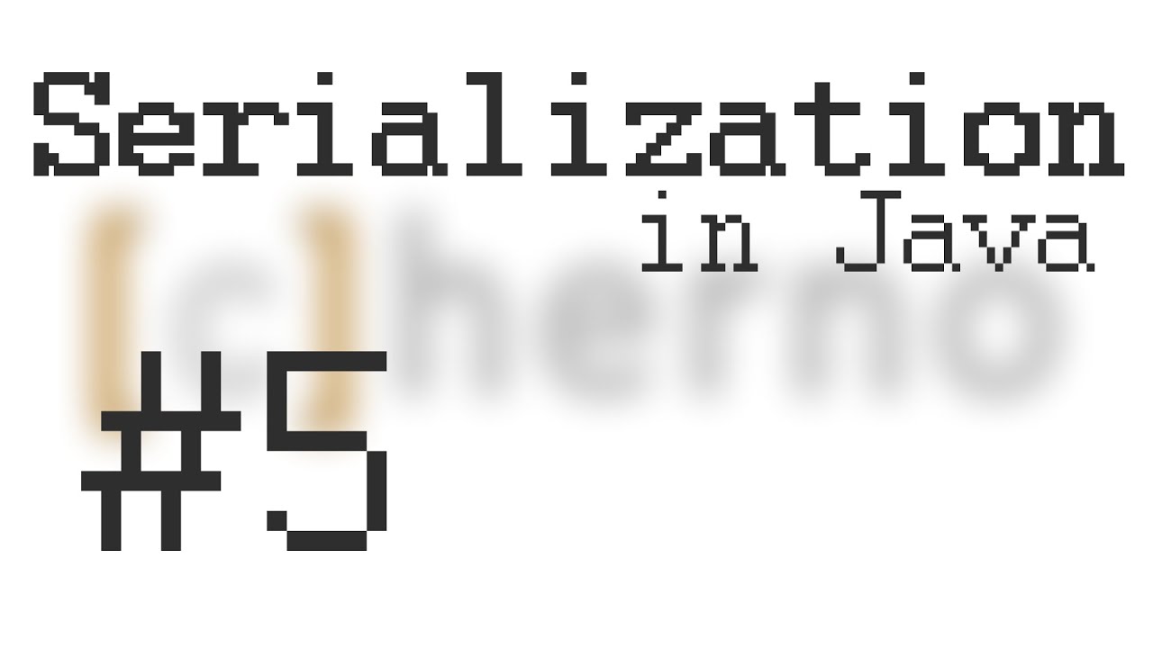 Serialization #5 - Serialization Writer Basics