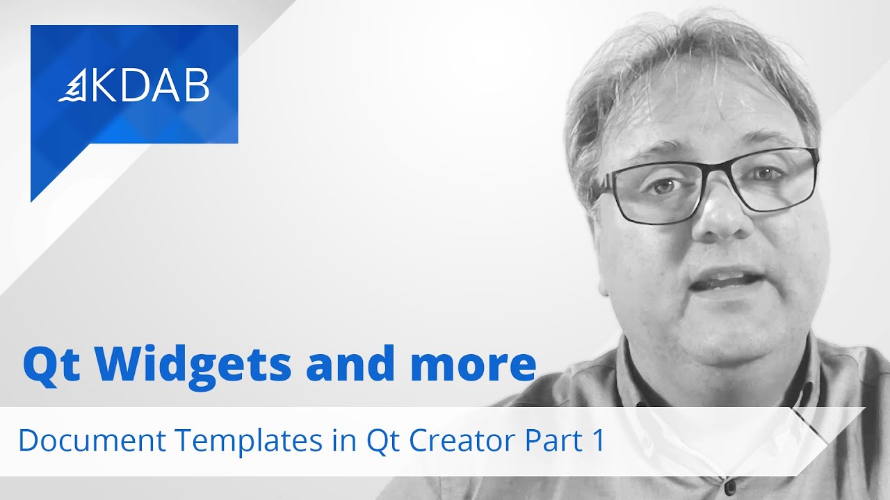 Document Templates in Qt Creator - Part 1