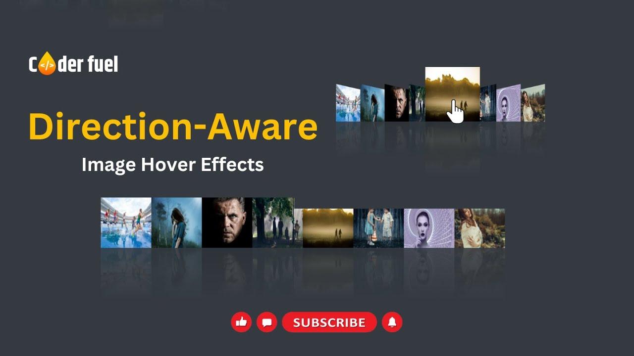 Direction-Aware Image Hover Effects: CSS & JavaScript Tutorial | Coderfuel