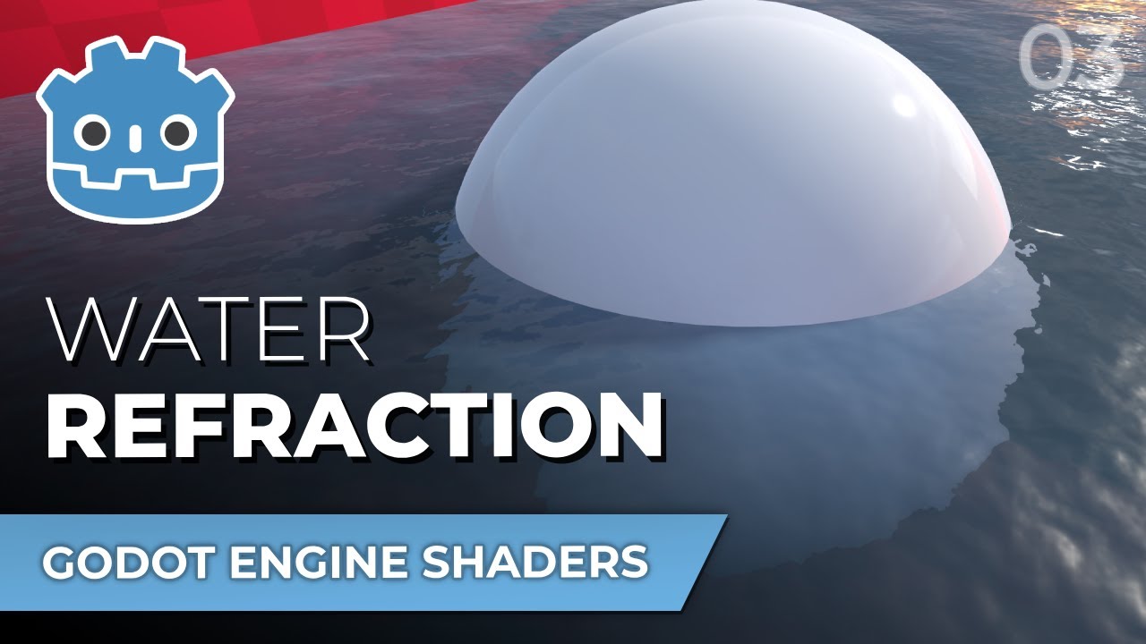 Water Refraction // Godot Shaders
