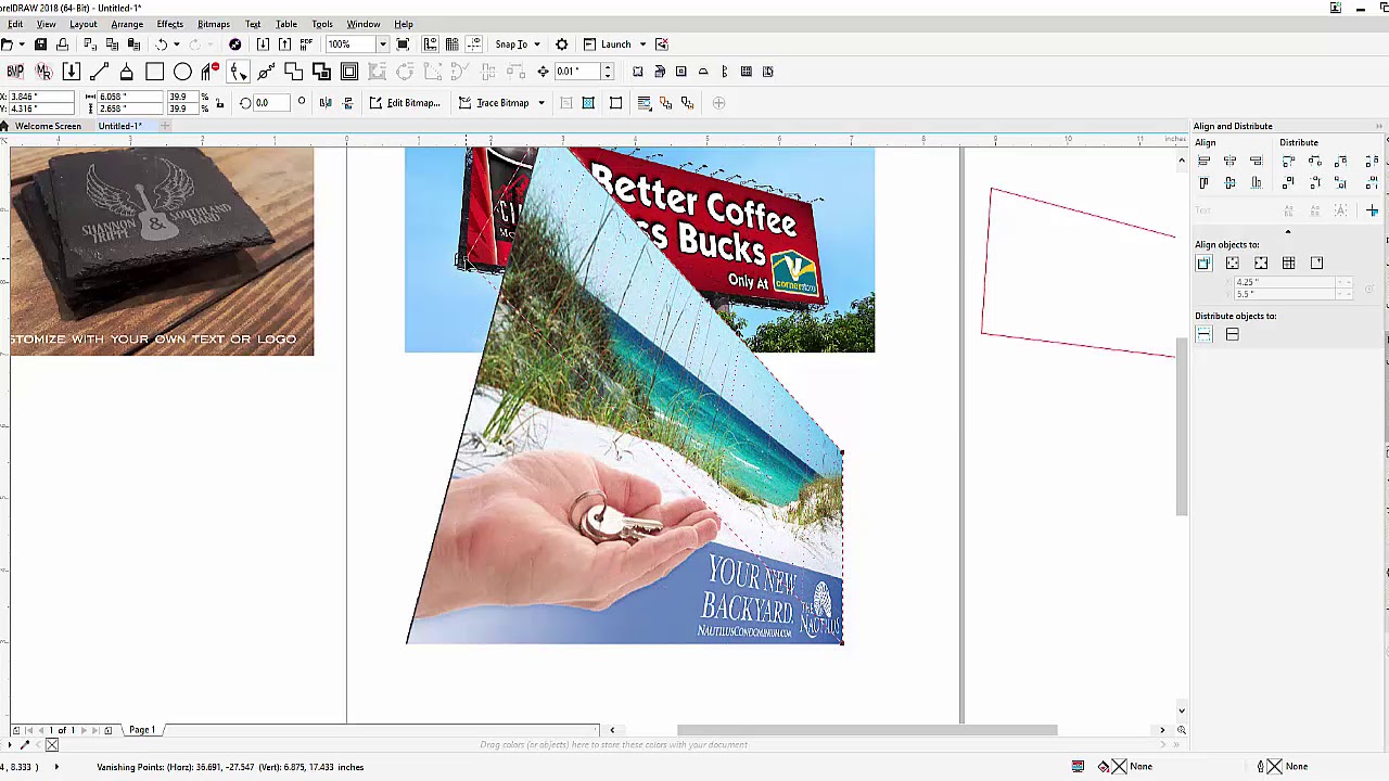 CorelDRAW 2018 - Add Perspective - First Look