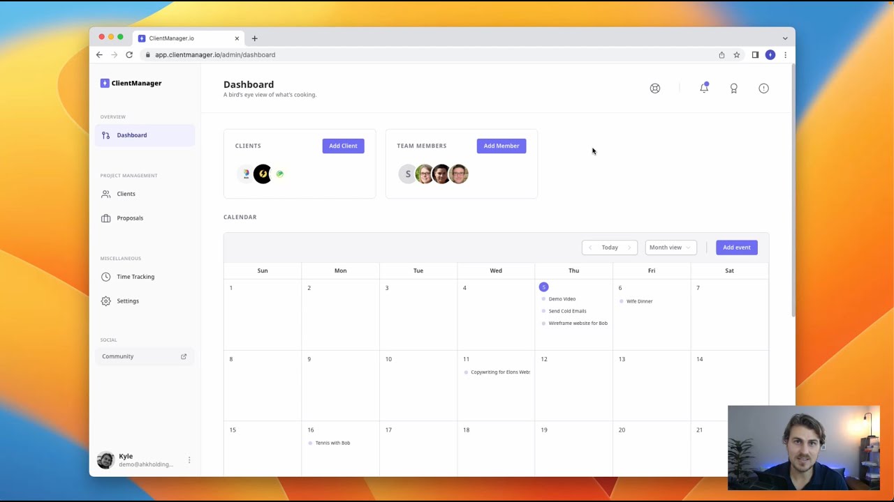 (Old) Demo | ClientManager.io
