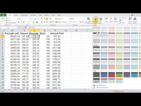 Quick Tip: Setting Alternating Row Colors in Microsoft Excel - Access 2 Learn