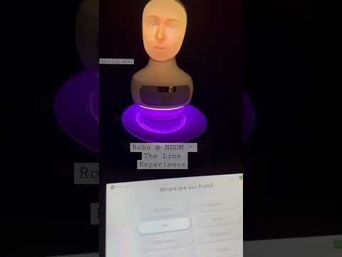 Robotic Customer Feedback at NEOM - The Line Experience | Diriyah #neom #ksa #saudiarabia #diriyah