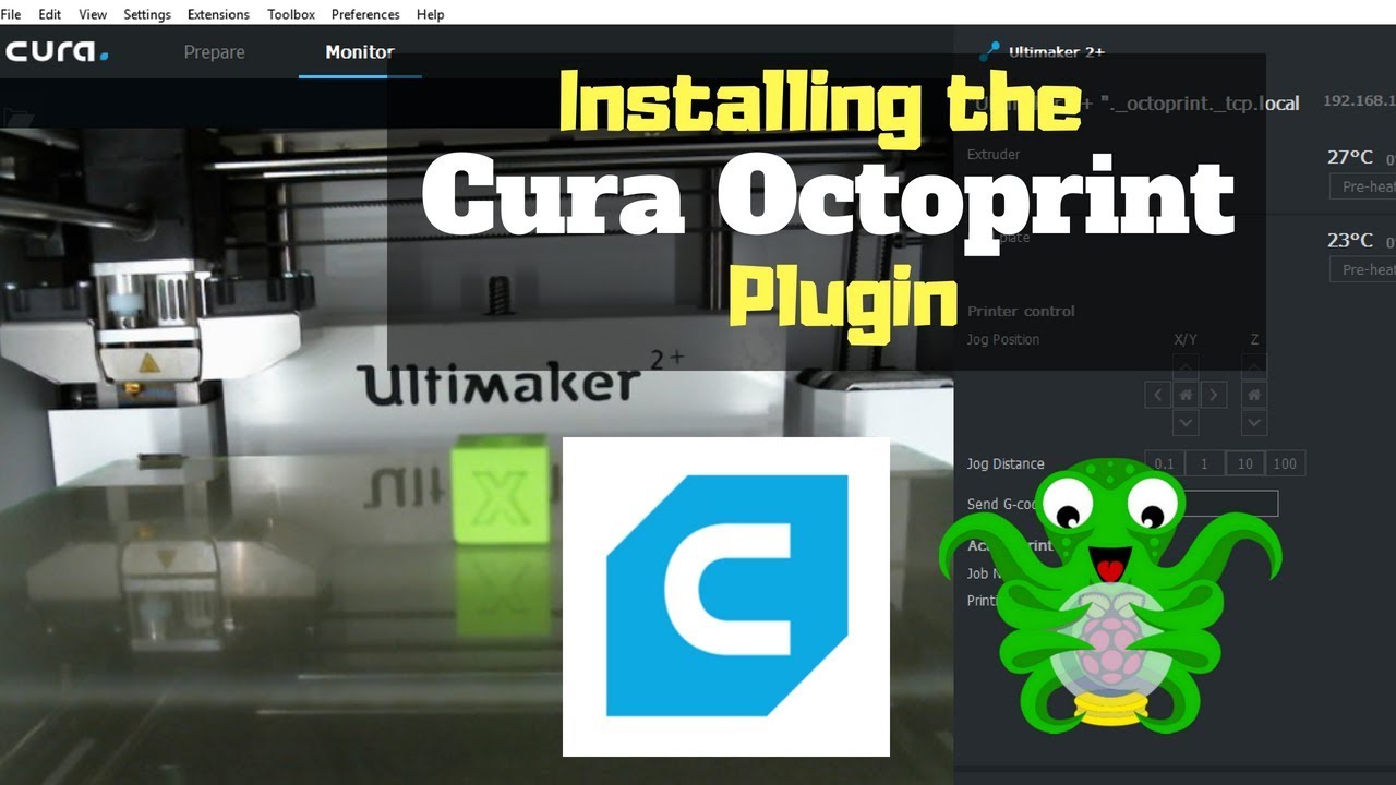 Installing the Cura Octoprint Plugin Tutorial