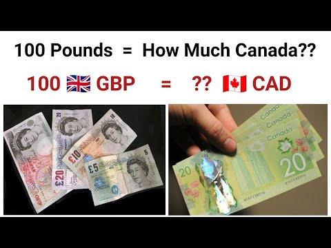 British Pound in to Canadian Dollar | 100 pound how much Canadian Dollar | 100 Pounds in Canada?