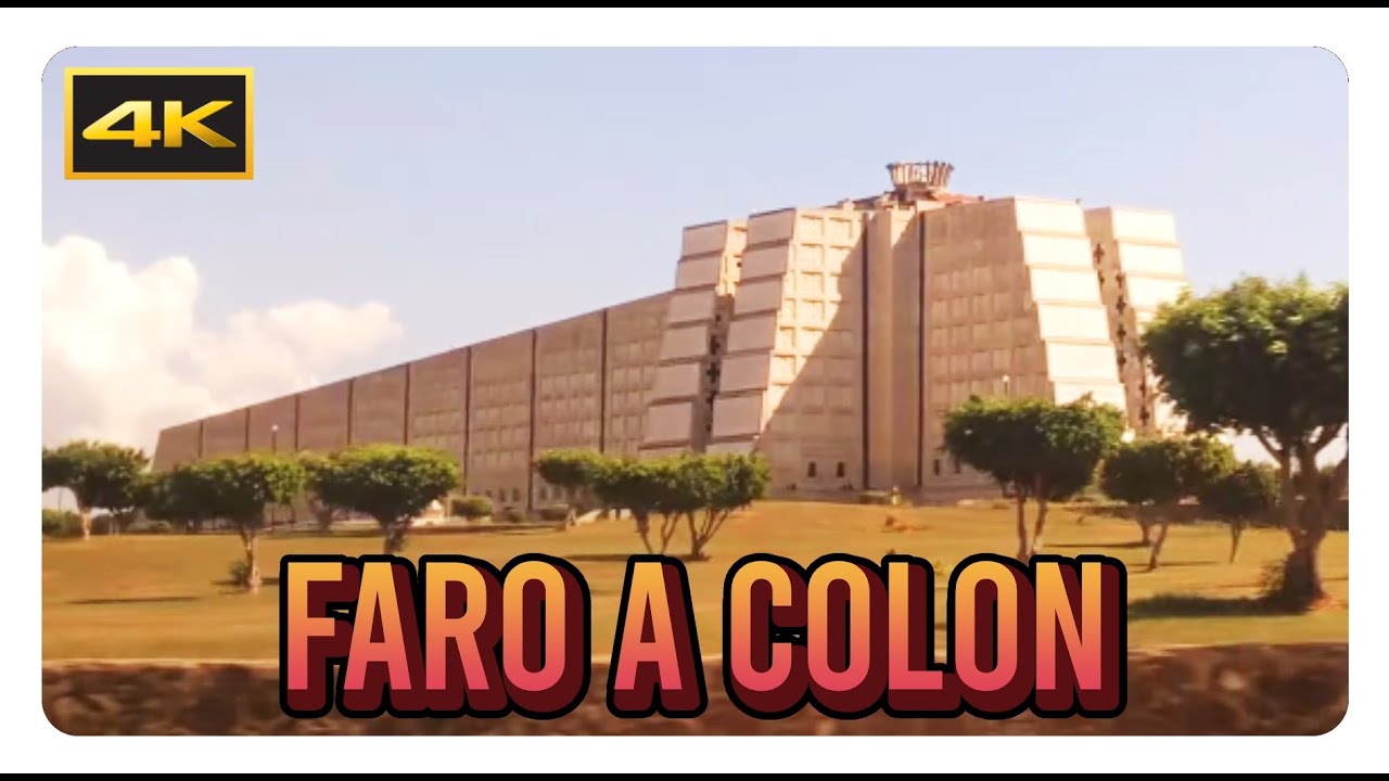 'FARO A COLON' 4K - Christopher Columbus Tomb and Monument in Santo Domingo, Dominican Republic