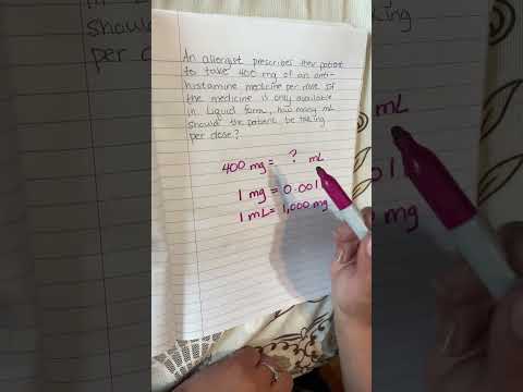 HESI A2 Math | Conversions & Word Problems #hesia2 #prenursing #prenursingstudent #hesiexam