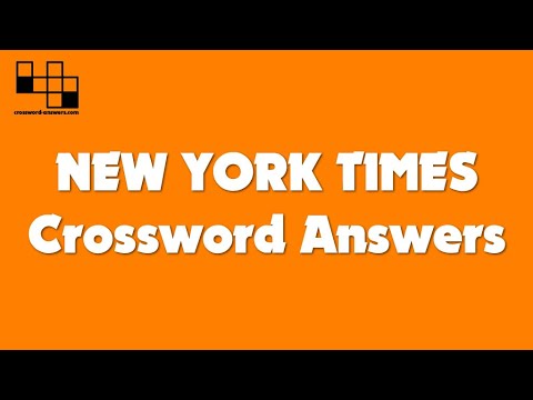 New York Times Crossword Solution for Sunday, December 6, 2020 ( 12/06/2020 )