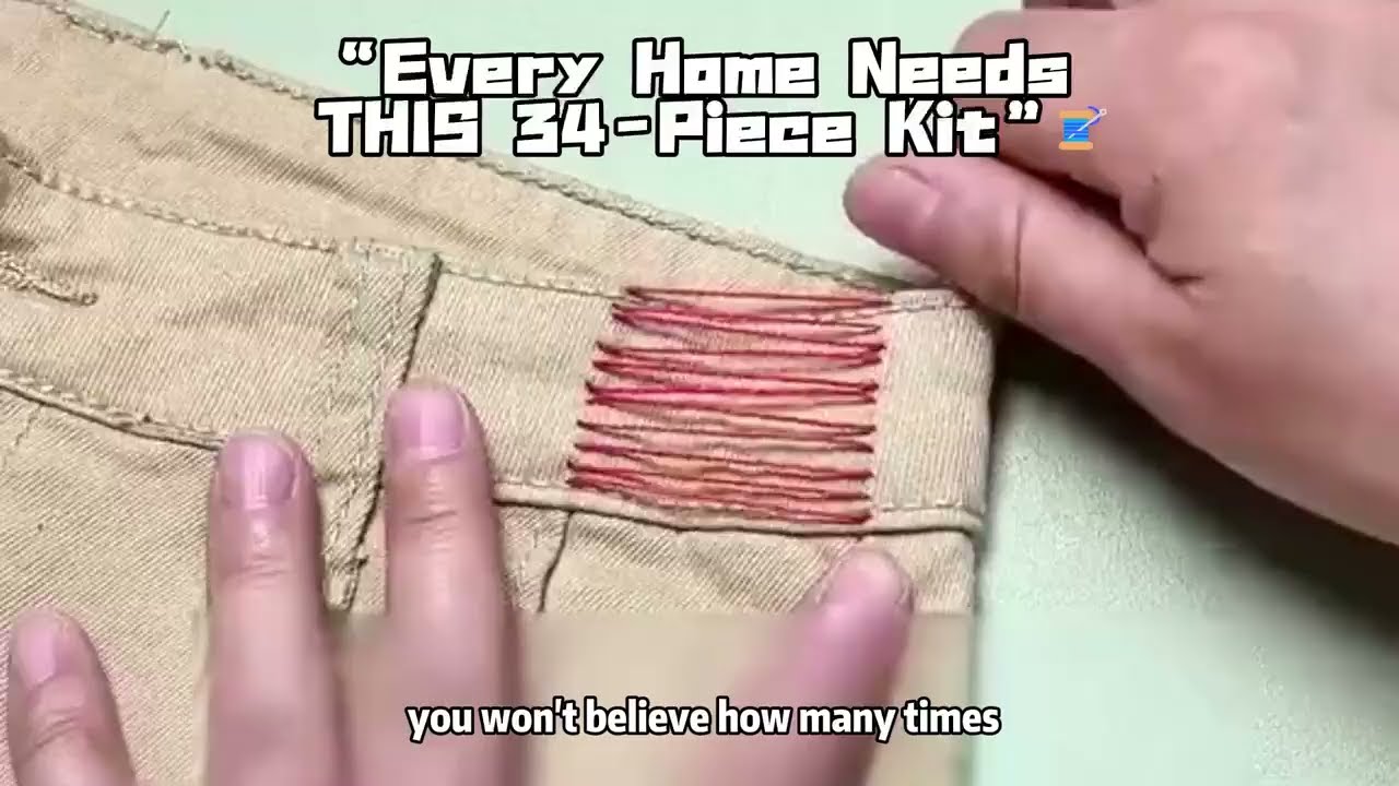 Big Eye Steel Sewing Needles Kit