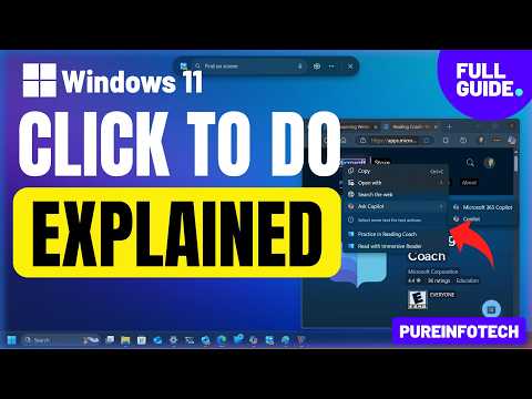 How to use Click to Do for AI actions on Windows 11 – FULL GUIDE