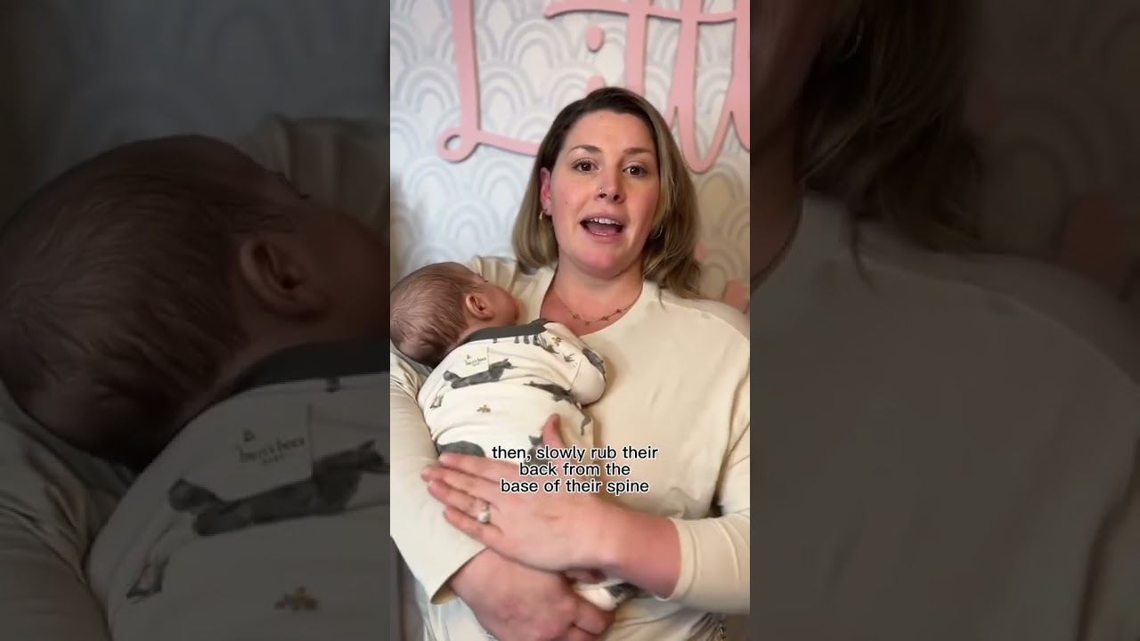 How to burp your baby so they can sleep! #babysleepconsultant #babyburp #babyhacks #babysleephelp