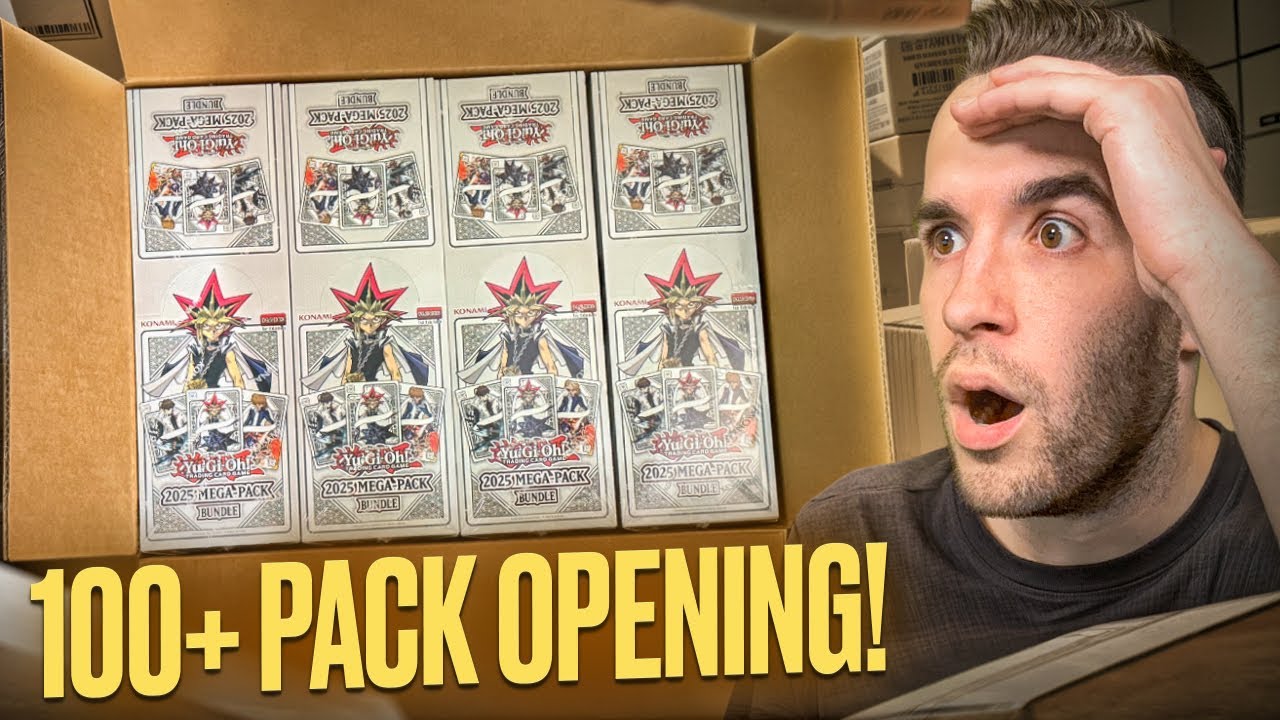 MASSIVE NEW 2025 Yugioh Mega Bundle Case Opening! (100+ Packs)