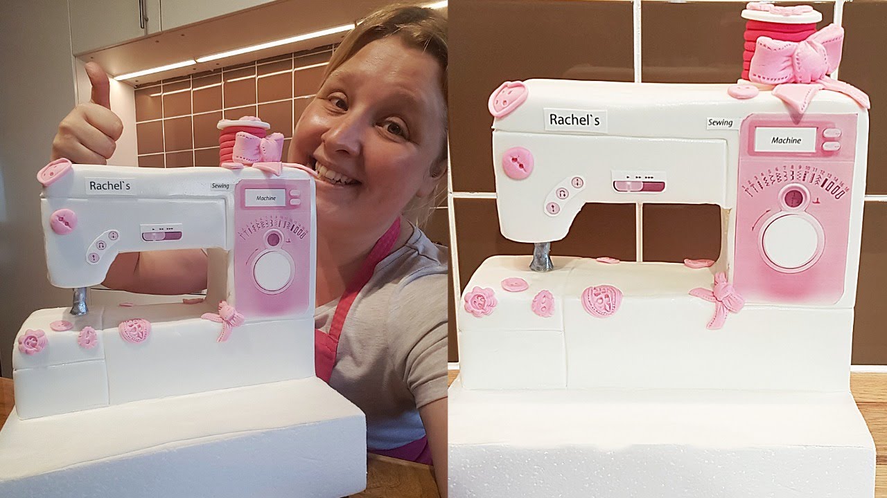 Sewing Machine Cake Topper