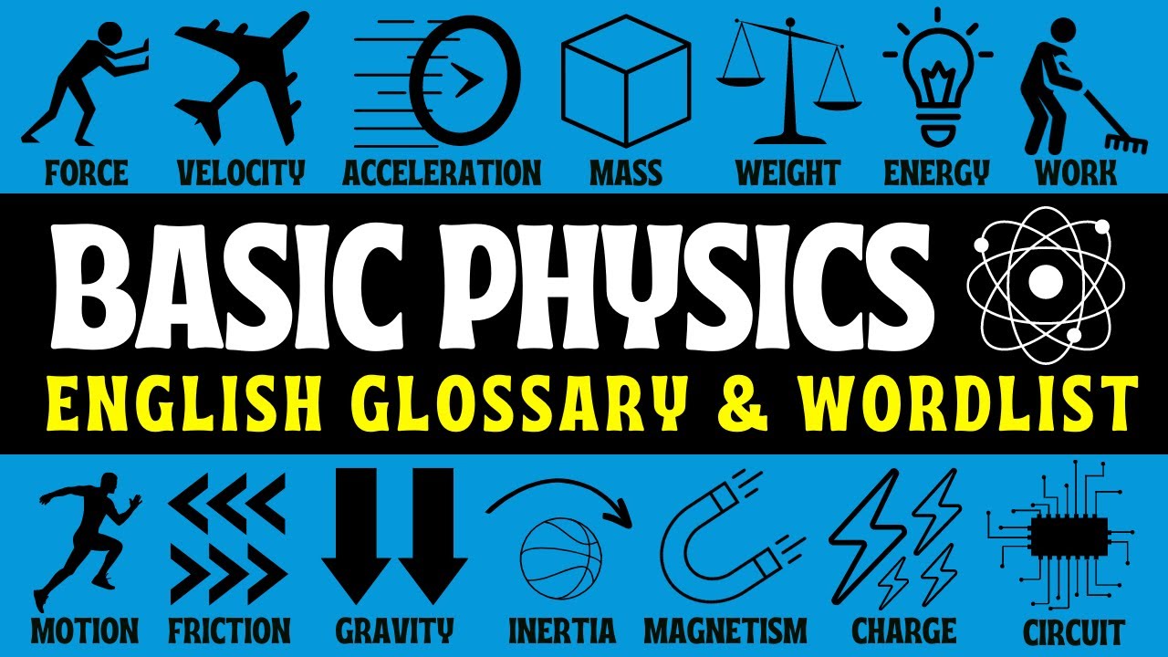 🔬Basic Physics Vocabulary for Beginners 🌌 | Learn English with Physics | LearningEnglishPRO