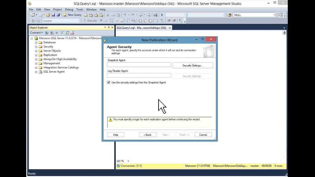 Configure Transactional Replication in SQL Server 2012 Step by Step [HD]