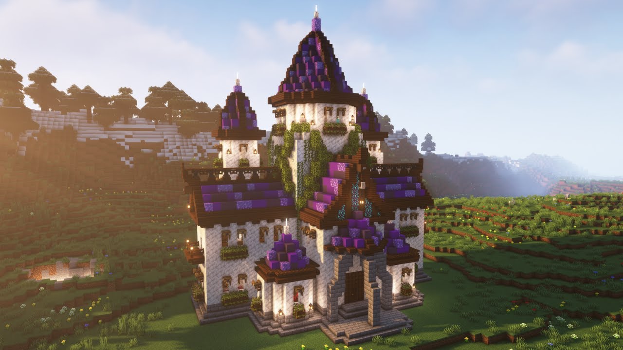 Purple Castle Interior Tutorial | Minecraft 1.18