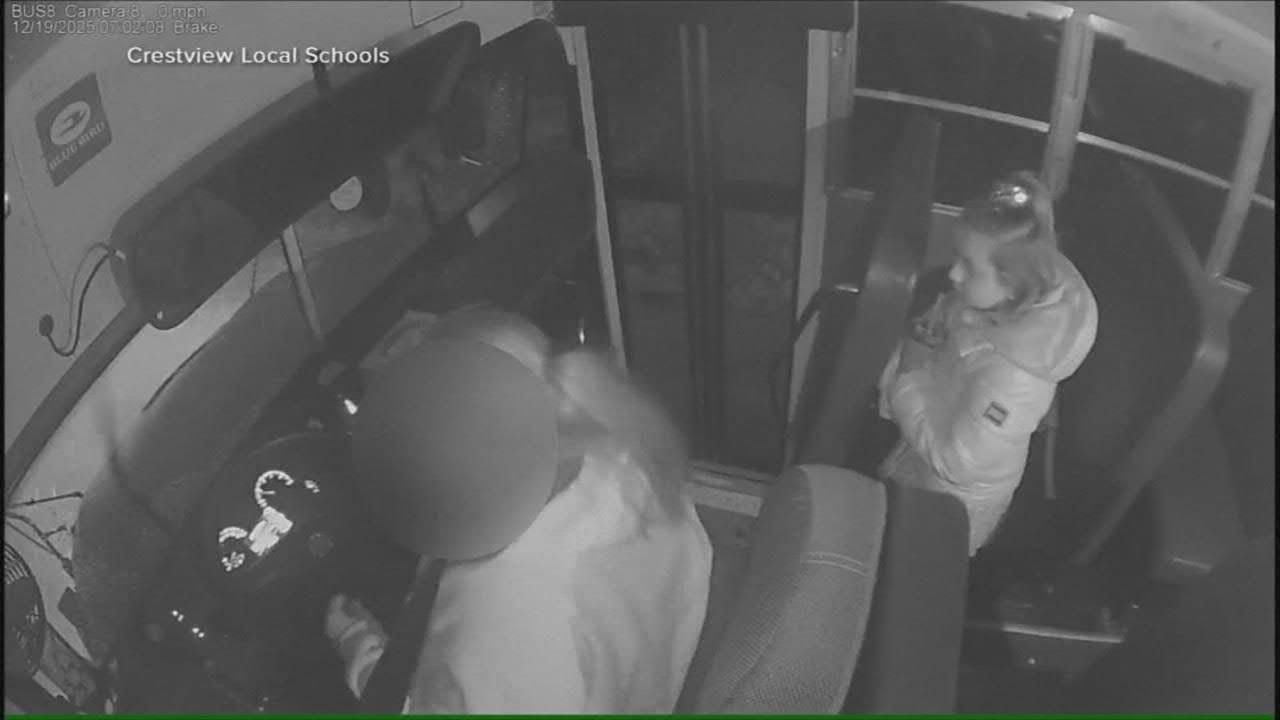 Siblings credited for saving school bus driver