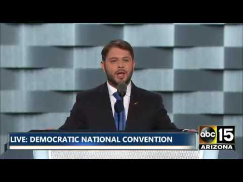 FULL: ARIZONA Rep. Ruben Gallego rips in to Donald Trump - Democratic National Convention