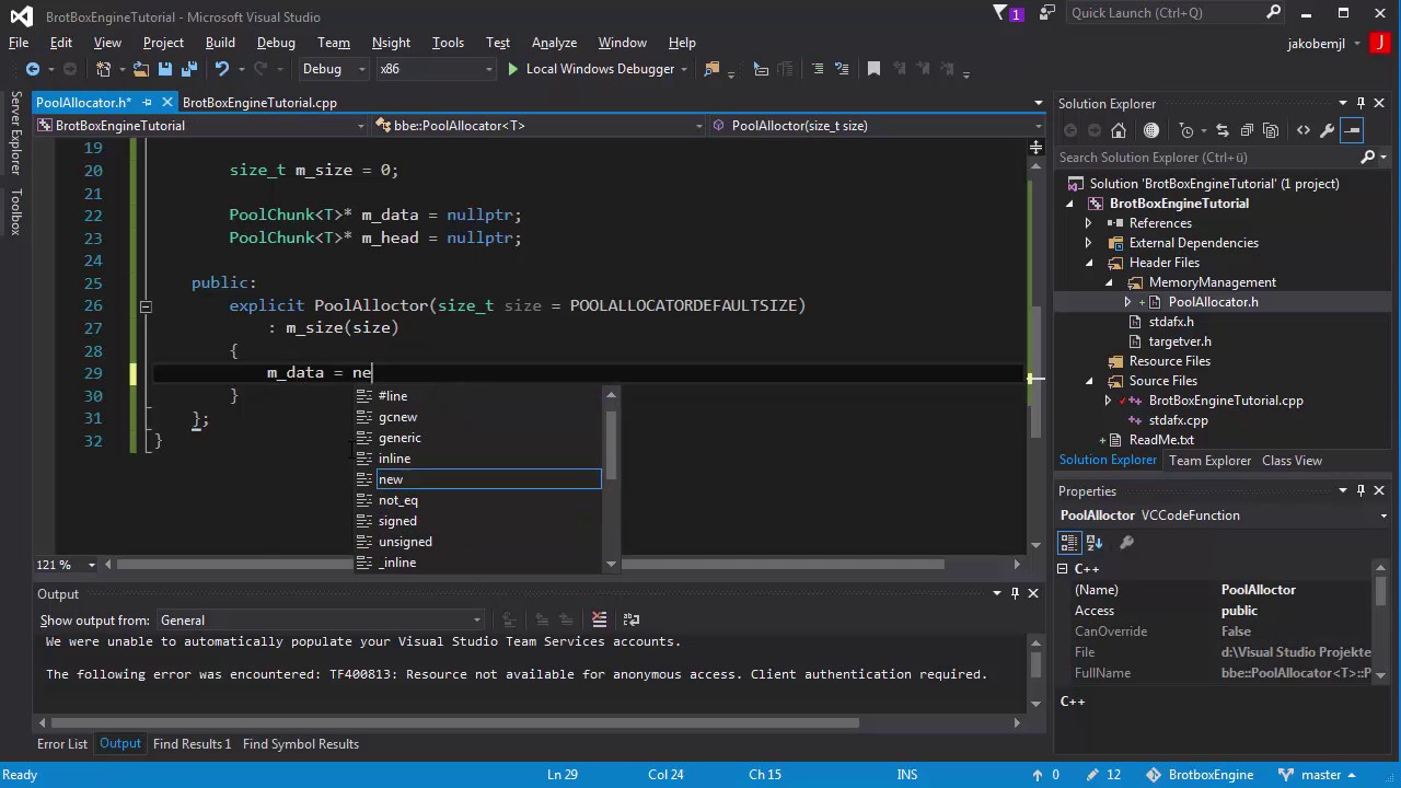 Game Engine Tutorial [003] - Pool Allocator Praxis
