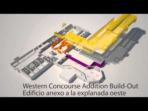 Port of Pasco, Tri-Cities Airport. Terminal Planning and Design. Construction Sequence Animation