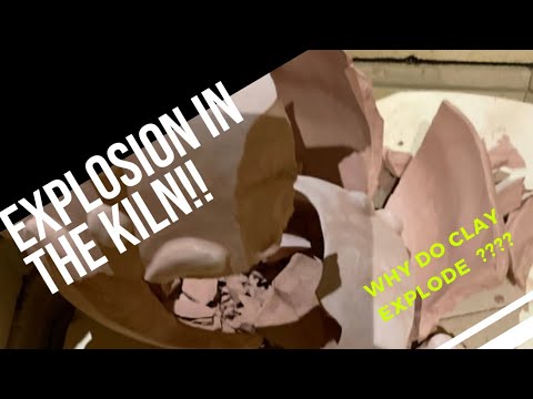 WHY DO CLAY EXPLODE IN THE KILN? # pottery #craft #art