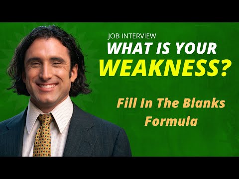 What Is Your Weakness - Interview Question and Answers