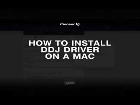 How to install a Pioneer DJ DDJ driver on Mac