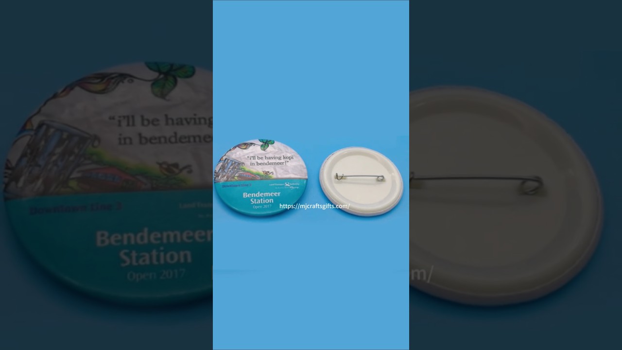 Factory custom tinplate badge pins cartoon print badge company badge advertising badge pin brooch