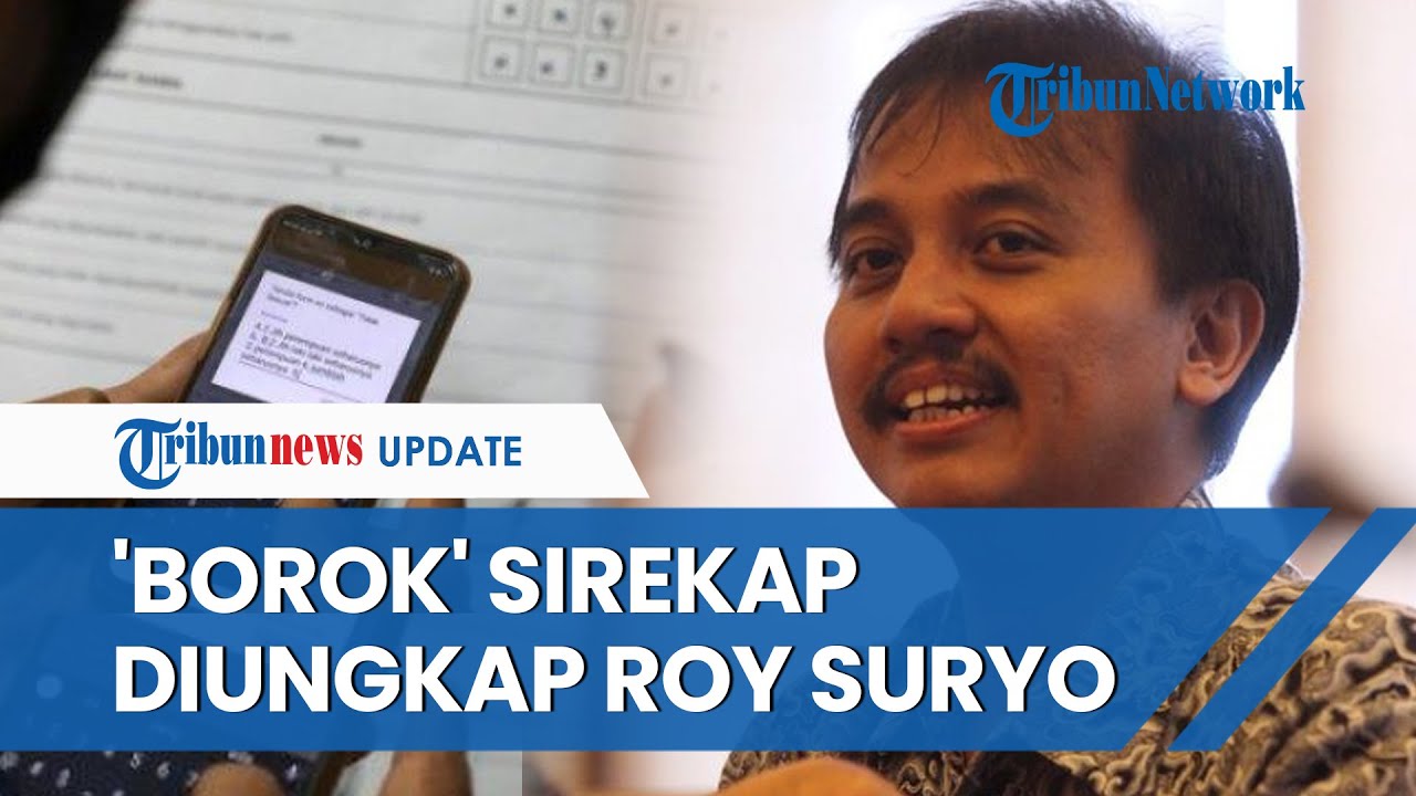 Bongkar 'Jeroan' Sirekap, Roy Suryo Ungkap Banyak Kejanggalan: Sistem ... Bongkar 'Jeroan' Sirekap, Roy Suryo Ungkap Banyak Kejanggalan: Sistem ...