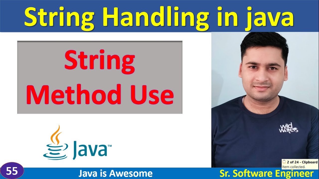 String method in java with example part-1