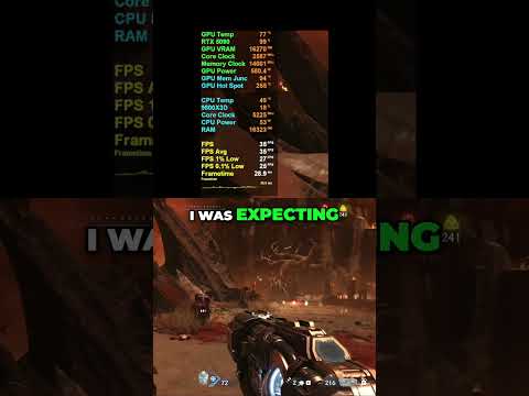 RTX 5090 Path Tracing in Doom The Dark Ages!
