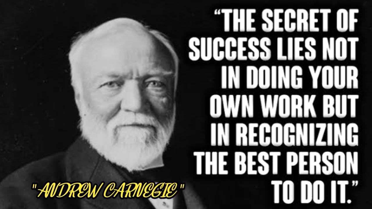 TOP 25 ANDREW CARNEGIE QUOTES ON WEALTH !! A-Z Quotes