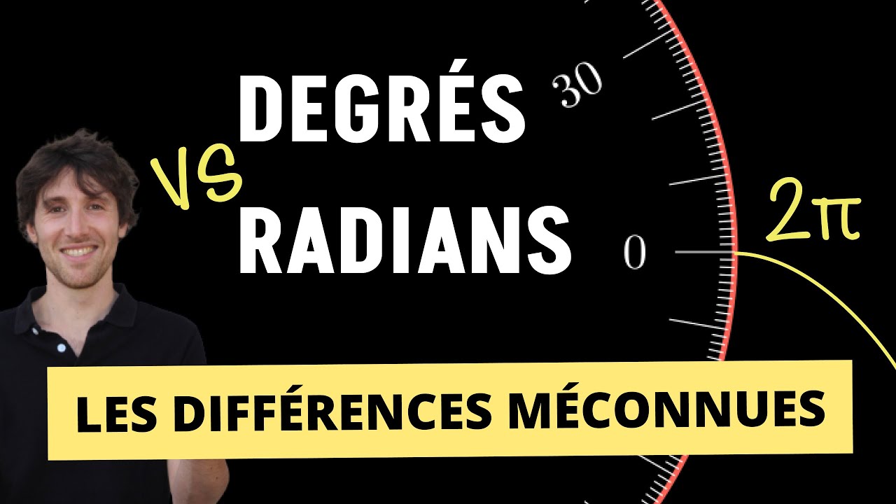 Comment convertir facilement des degrés en radians