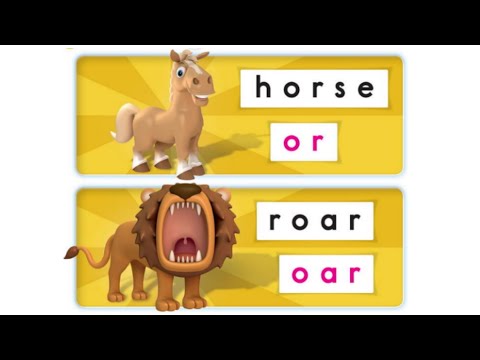Oxford Phonics World student book level 5 - Letter Combinations - disc 1 - Unit 3 - or oar - horse