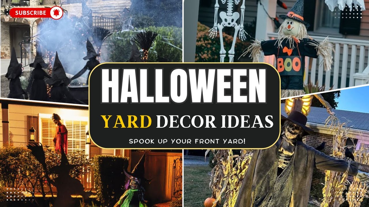 151+ Cool Halloween Front Yard Ideas to Spook Your Neighbors! | DIY Halloween Decorations for 2025