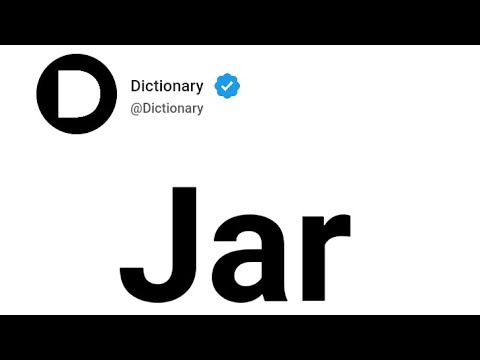 Jar Meaning In English