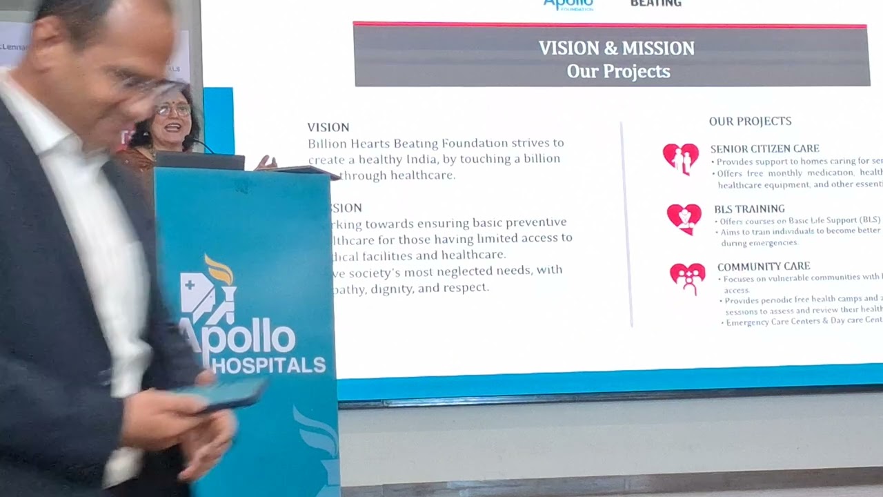 Billion Hearts Beating Foundation under CSR adds three Ambulances to Apollo Hospitals Navi Mumbai 