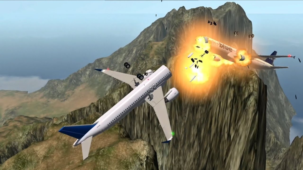Mid-Air Collision Compilation in SimplePlanes #14
