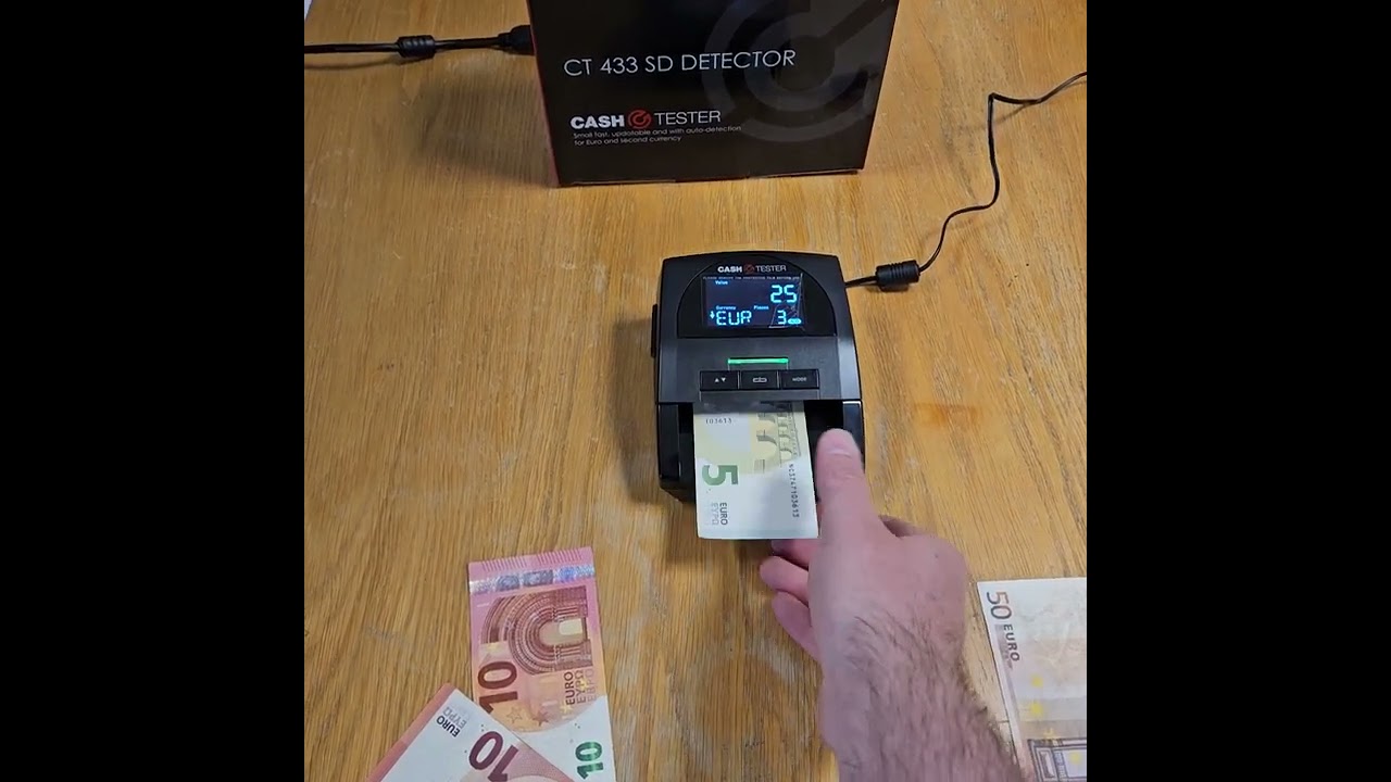 CT433SD Counterfeit Detector