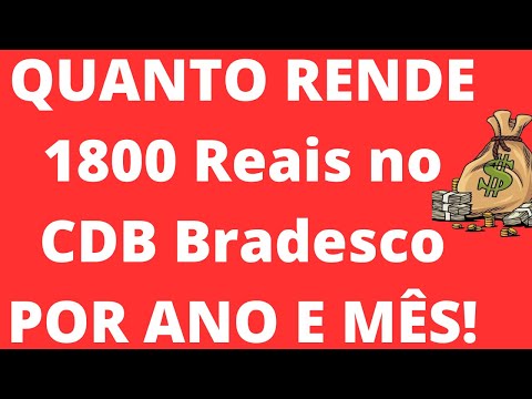 How much does 1800 yield at Bradesco