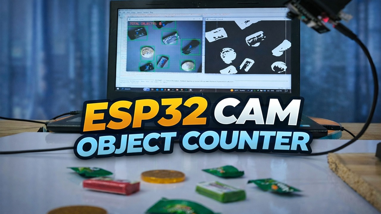 AI Vision Object Counter Using ESP32-CAM